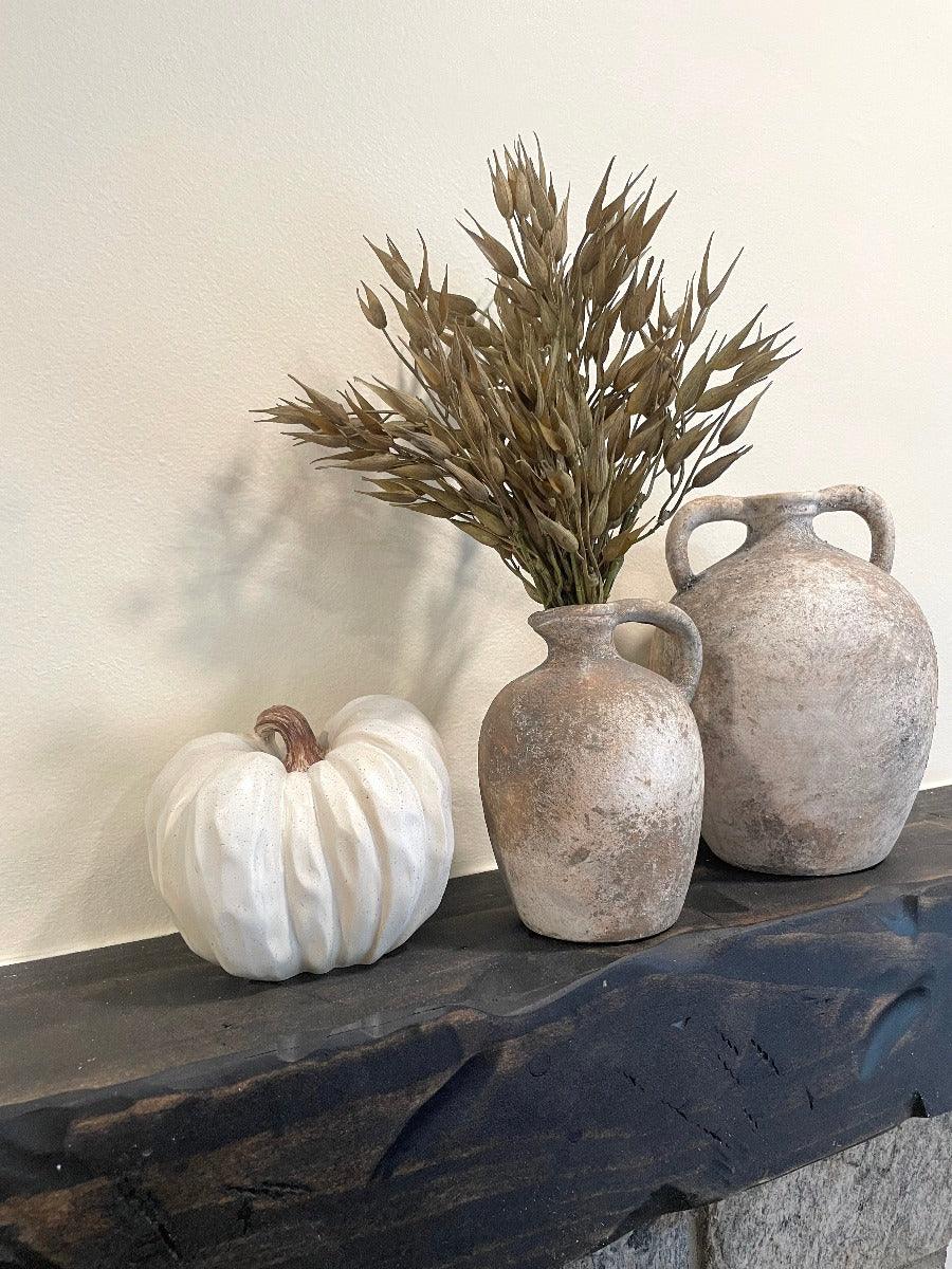 Wheat Decor, Fake Wheat in Farmhouse Vase, Fall Wheat Centerpiece ...